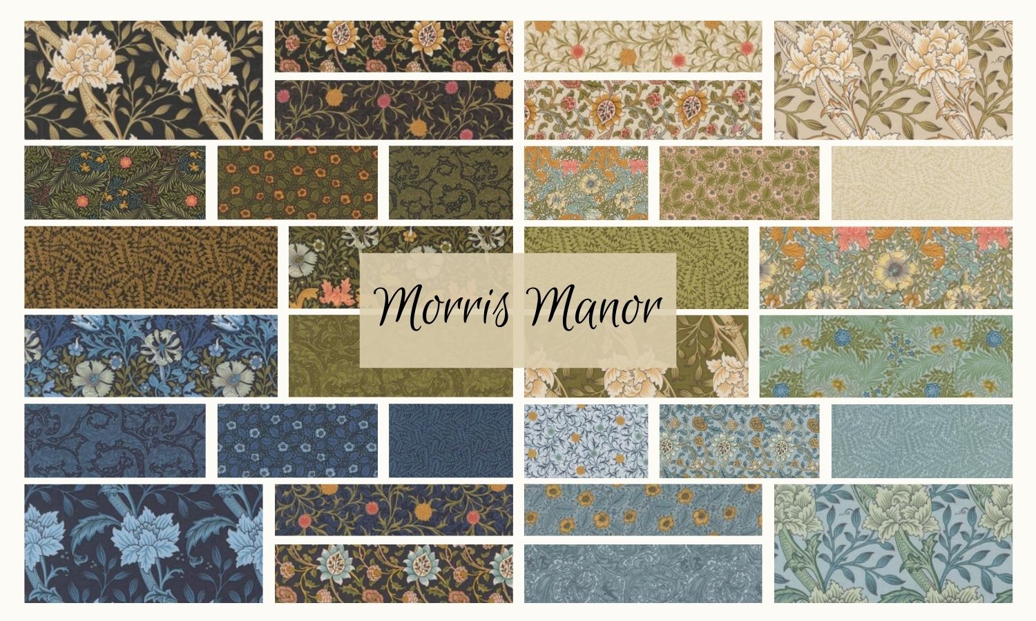 Morris Manor by Barbara Brackman for Moda Fabrics