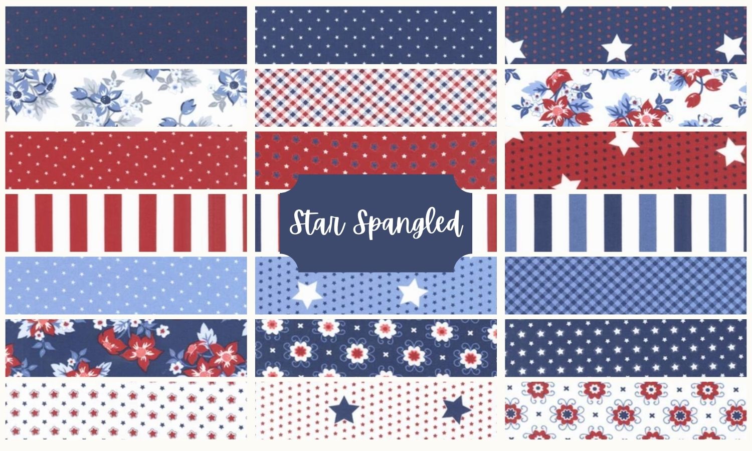 Star Spangled by April Rosenthal for Moda Fabrics