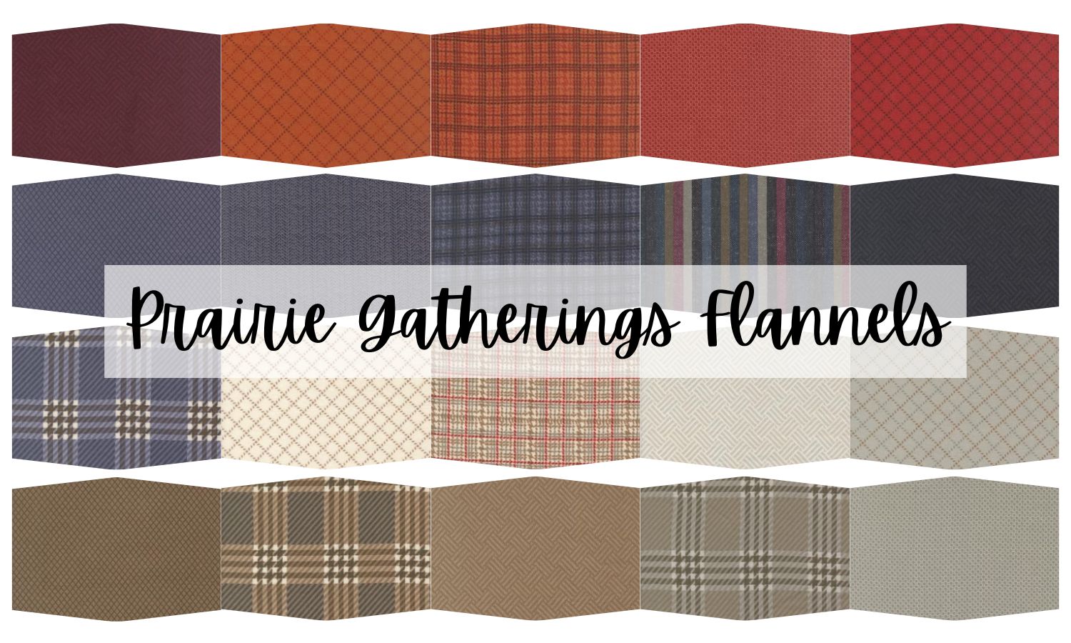 Prairie Gatherings Flannels by Primitive Gatherings for Moda Fabric