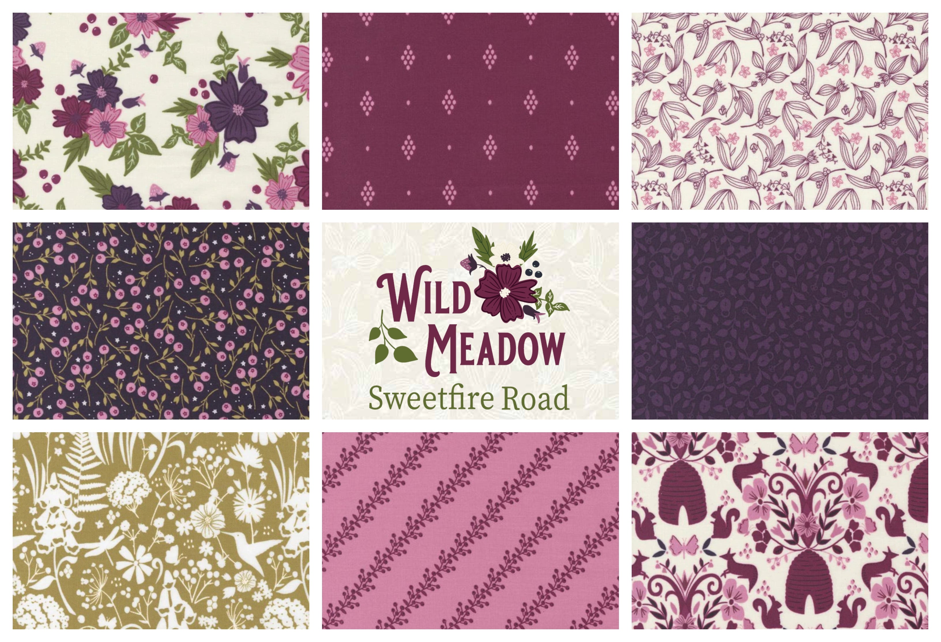 Wild Meadow by Sweetfire Road for Moda Fabrics