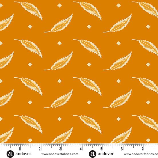 AND Indigo Cheddar - A-1140-O Cheddar - Cotton Fabric