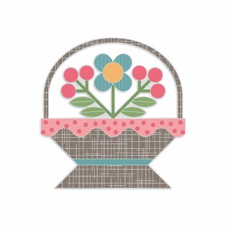 flower basket pattern template