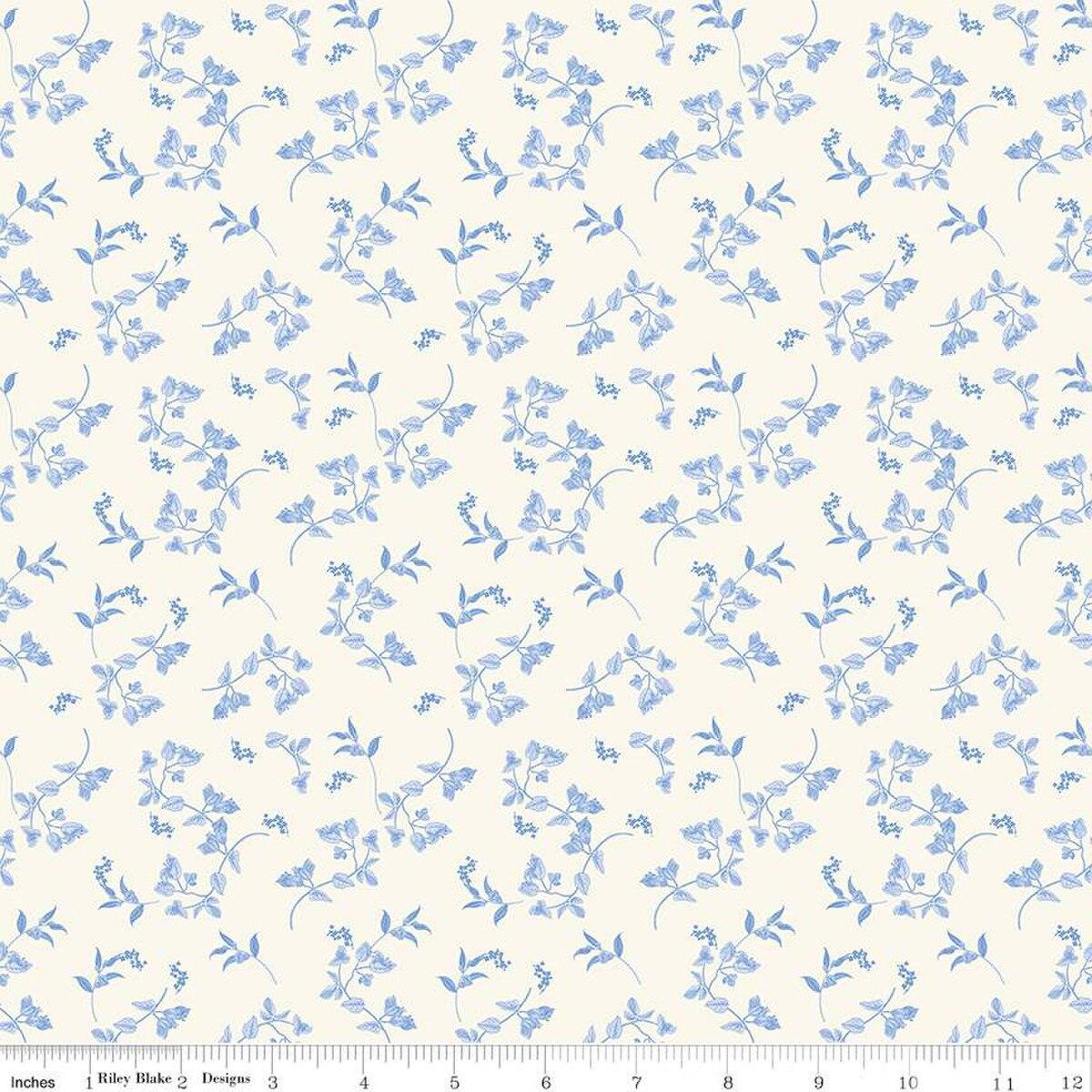 CWH Penelope Stems - C16641-CREAM - Cotton Fabric