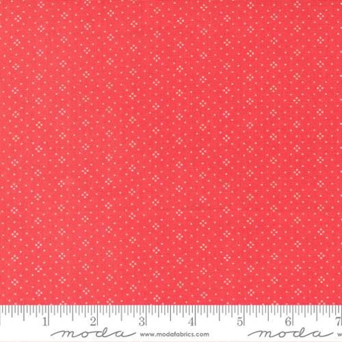 MODA Eyelet - 20488-67 Strawberry - Cotton Fabric