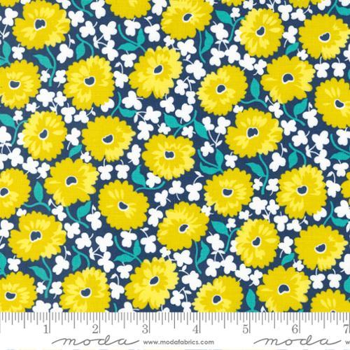 MODA Feed Sacks: Good Works - 23351-15 Bluebird - Cotton Fabric