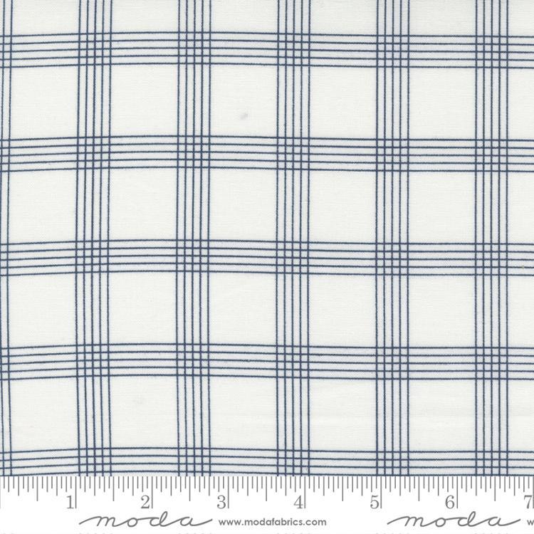 MODA Nantucket Summer 55262-11 Cream Navy - Cotton Fabric