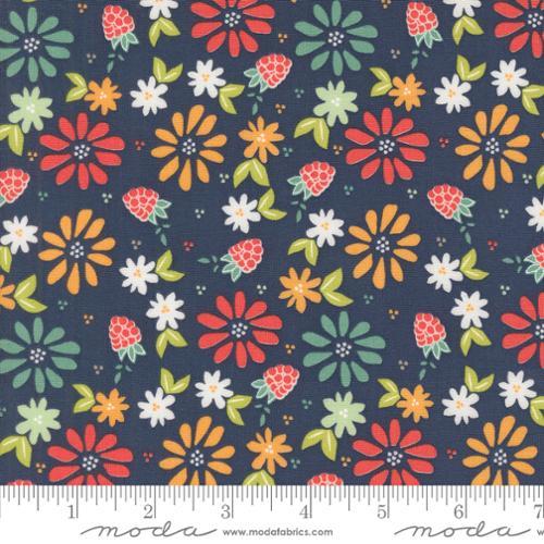 MODA Raspberry Summer - 37690-20 Blueberry - Cotton Fabric