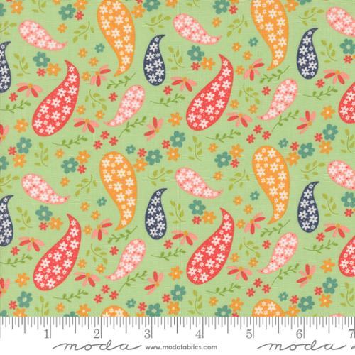 MODA Raspberry Summer - 37691-15 Mint - Cotton Fabric