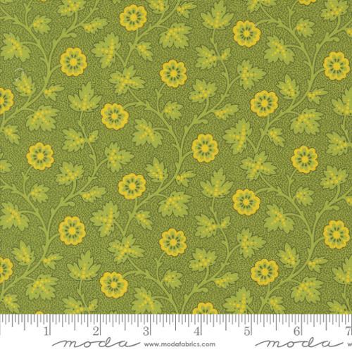 MODA Sally's Stitches - 31711-15 New Leaf - Cotton Fabric