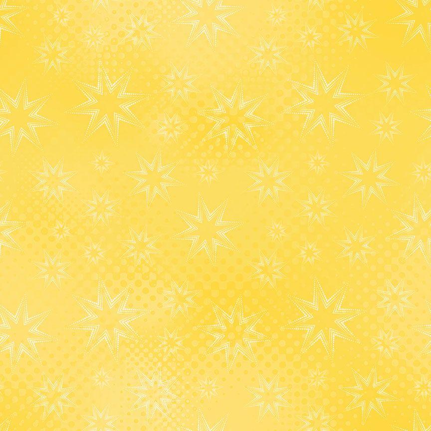 TT Colorstock Dot Dot Stars - C2969-PINEAPPLE - Cotton Fabric