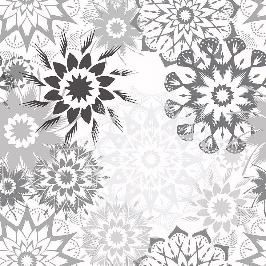 TT Colorstock Dot Dot Stars - CD2973-NEWSPRINT - Cotton Fabric