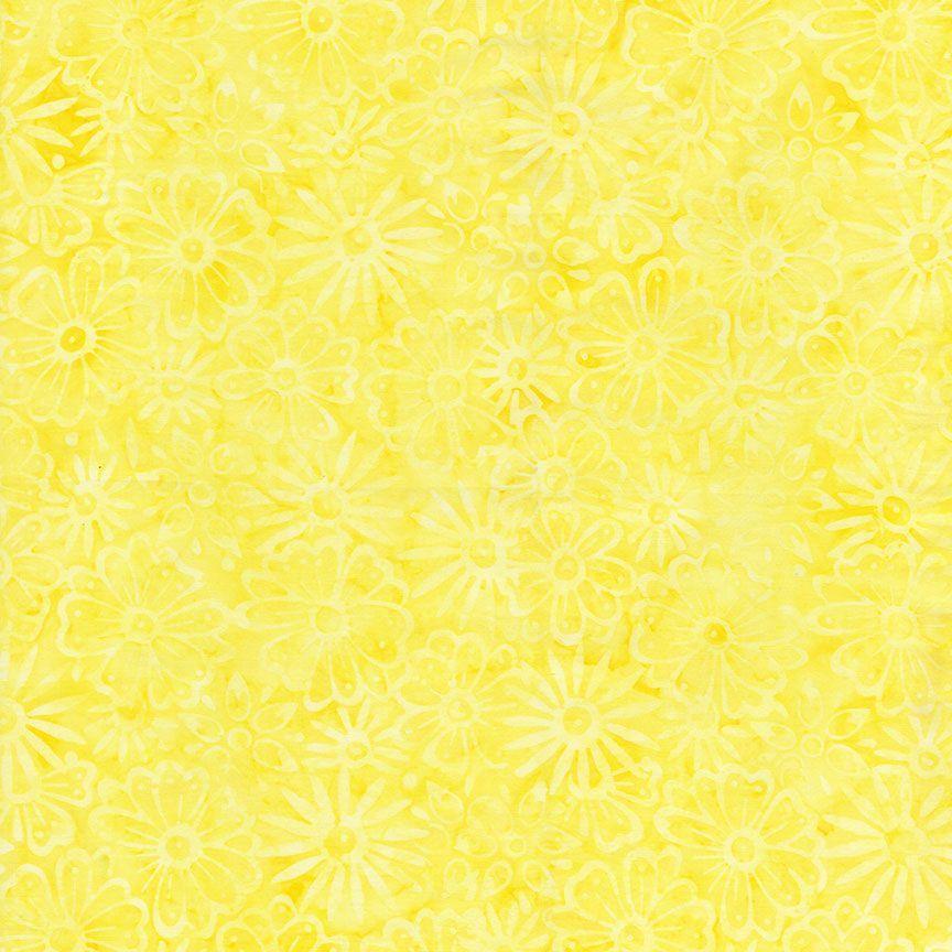 TT Tonga Splash Batiks Daisy - B7140-SUN - Cotton Fabric