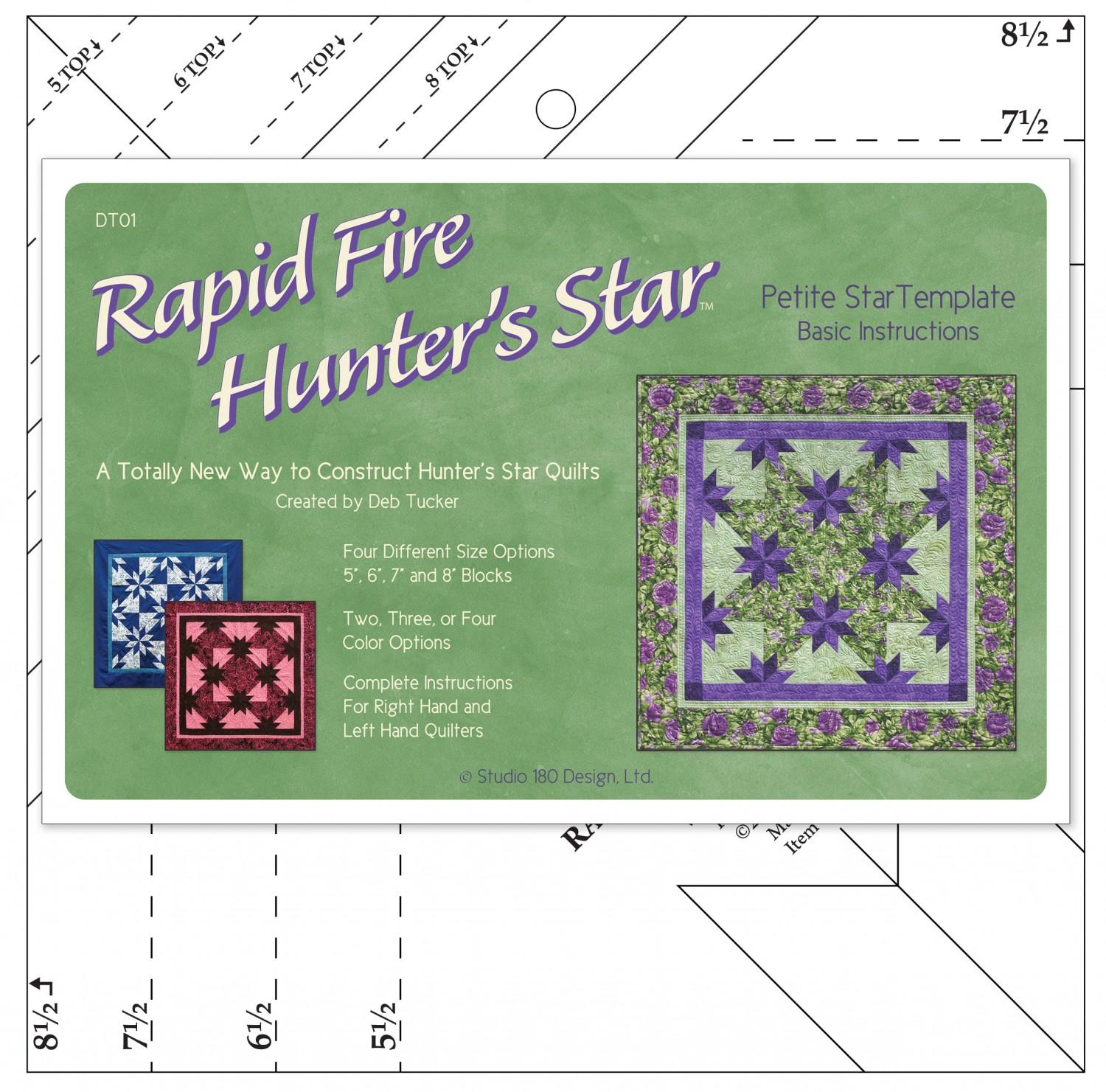 Deb Tucker's Rapid Fire Hunter's Star Ruler - UDT01