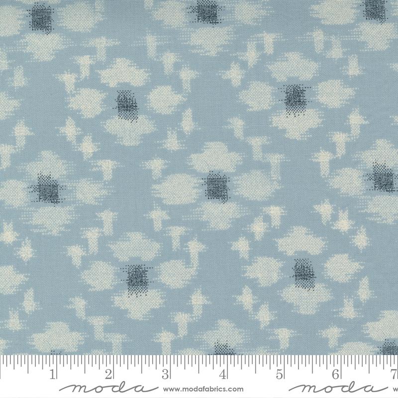 Moda Yukata Kasuri - 48074-21 Kumo - Cotton Fabric