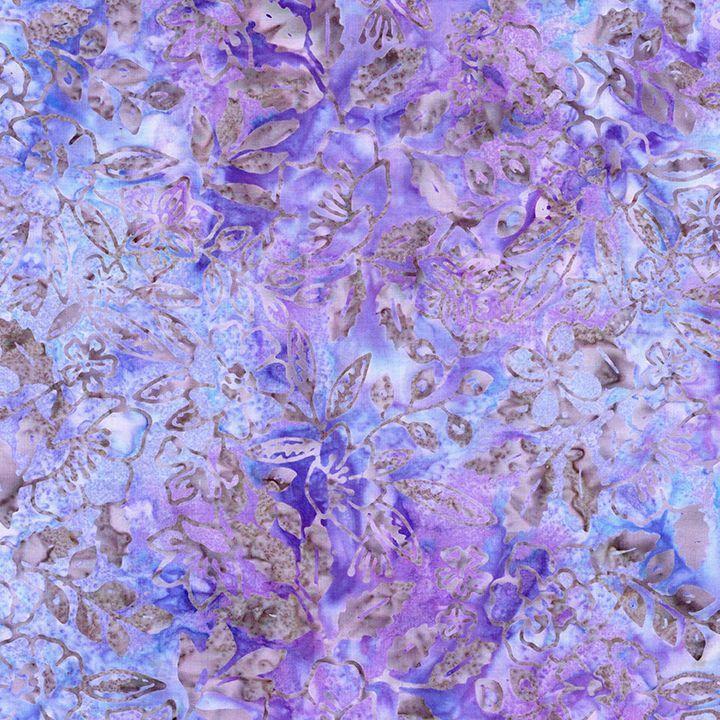 TT Mountain Meadow Batiks B1770-LILAC - Cotton Fabric