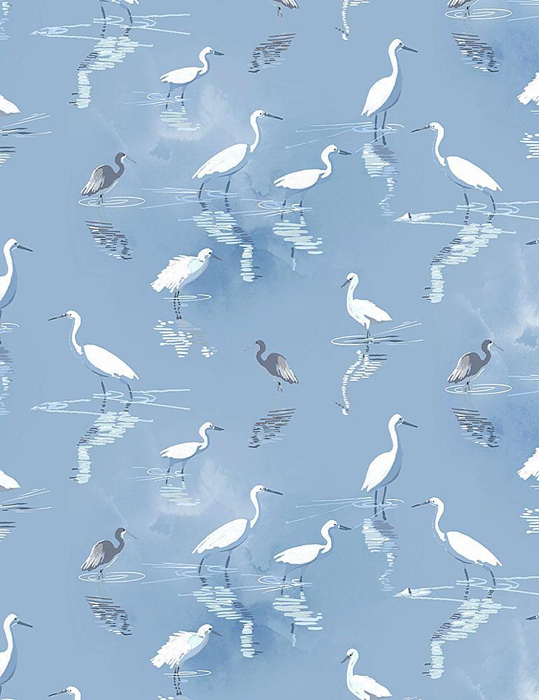 TT Ocean Blue CD1304-BLUE - Cotton Fabric